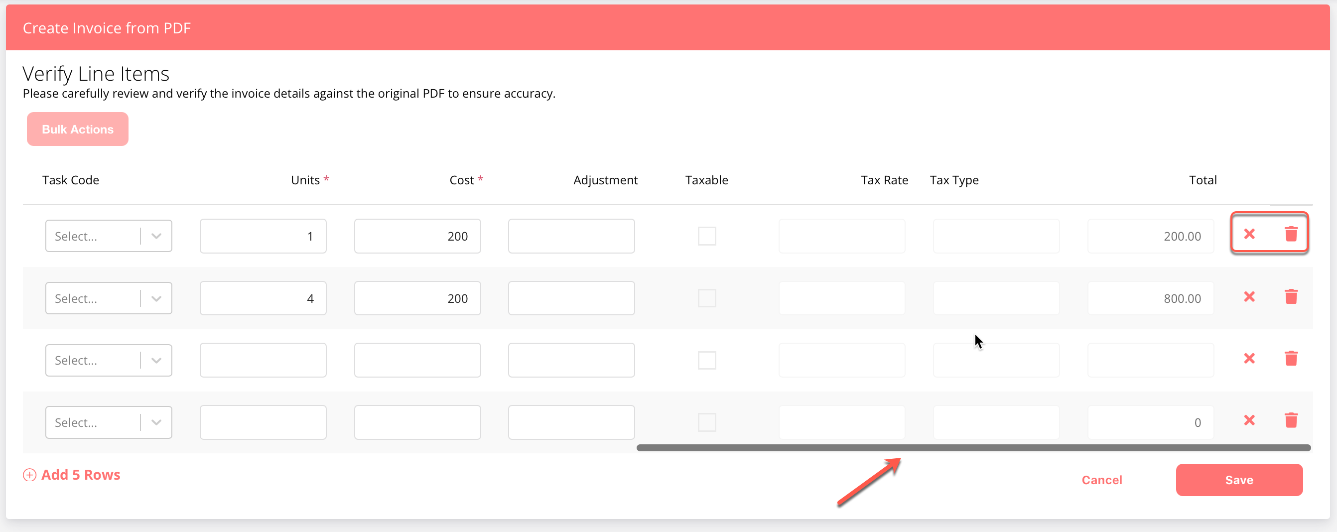 Converting a PDF to Invoice in CounselGO (NON-LEDES)