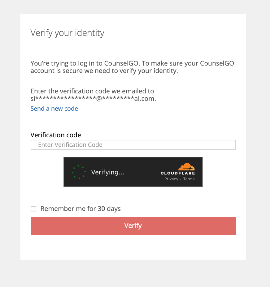 CounselGO Account Login