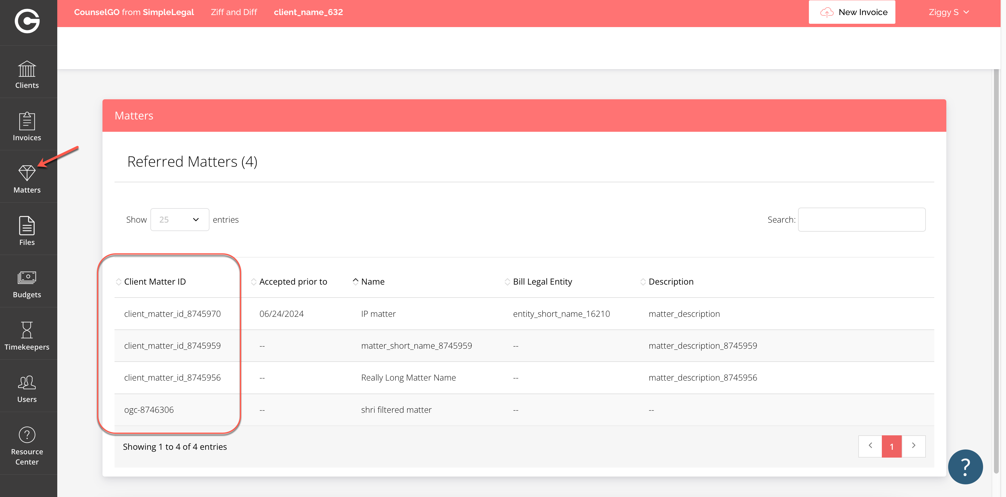 CounselGO Matter Management FAQs