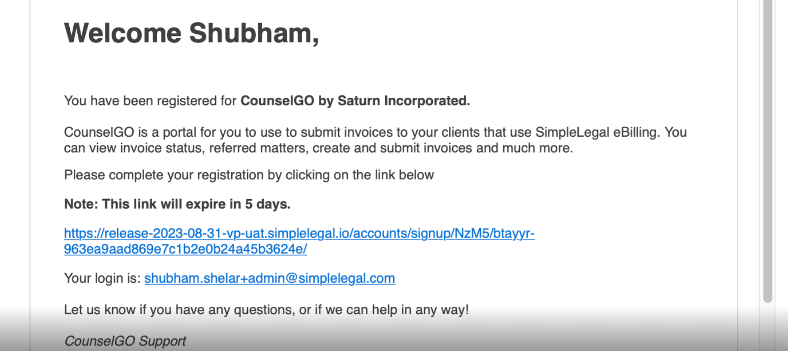 CounselGO QuickStart Guide