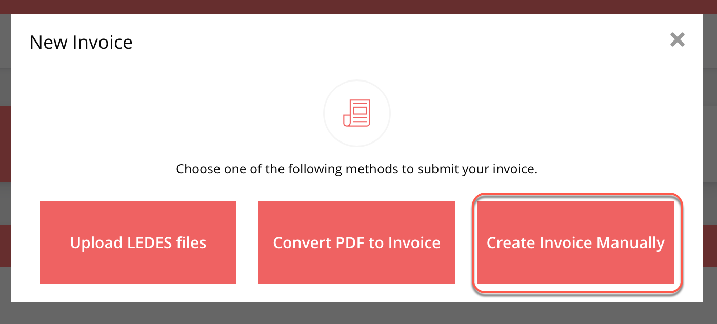 Creating & Submitting a Manual Invoice in CounselGO