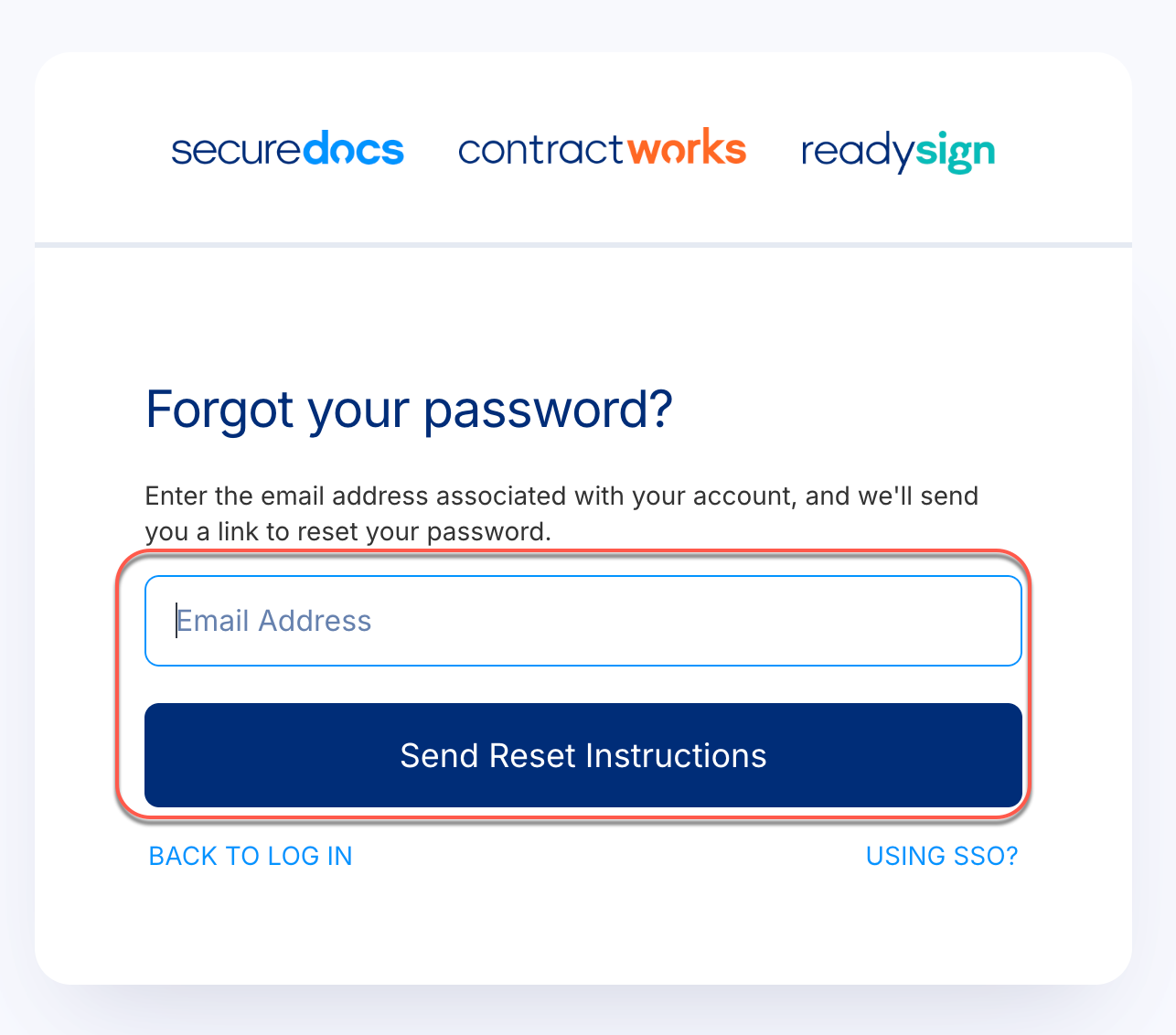 Reset Password